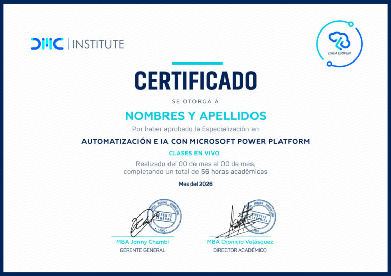 Especialización en Automatización e IA con Microsoft Power Platform ...